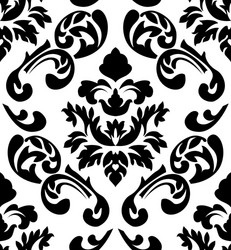 Seamless damask pattern Royalty Free Vector Image