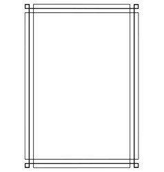 Decorative page border Royalty Free Vector Image