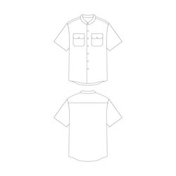 Collar Shirt Template Vector Images (over 5,200)