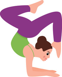 Reclining leg Royalty Free Vector Image - VectorStock