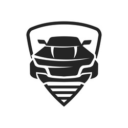 Car fire logo design template Royalty Free Vector Image