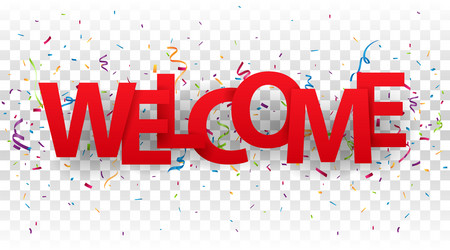 Congratulations sign with colorful confetti Vector Image