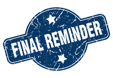 Final Reminder Vector Images (over 670)