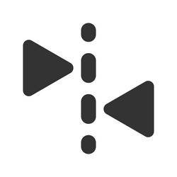 Object flip icon Royalty Free Vector Image - VectorStock