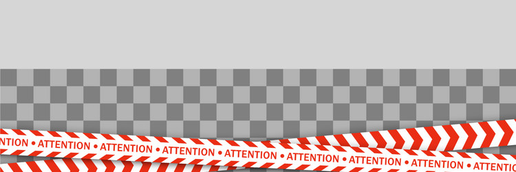 Red police tape Royalty Free Vector Image - VectorStock