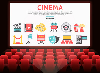 Cinema design Royalty Free Vector Image - VectorStock