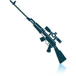 Warning firearms allowed sign guns allowed Vector Image