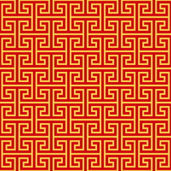 Seamless chinese traditional mesh pattern Vector Image