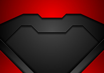 Black And Red Superman Logo Wallpaper