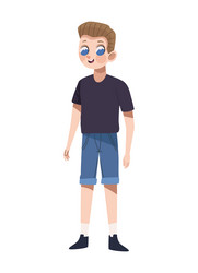 Young tall man Royalty Free Vector Image - VectorStock