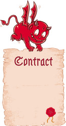 Seven deadly sins devils and satan of lucifer Vector Image