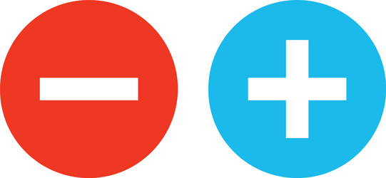 Positive Negative Sign