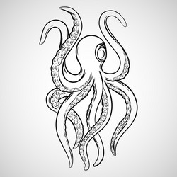 Kraken Royalty Free Vector Image Vectorstock