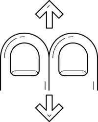 Two Finger Scroll Line Vector Images (80)