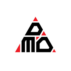 Dmo logo letter design Royalty Free Vector Image