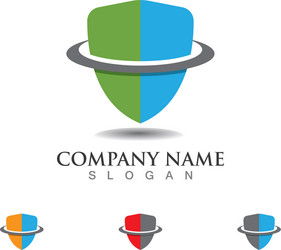 Security guard logo design shield template Vector Image