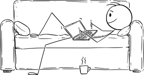 Stickman Computer Vector Images (over 350)