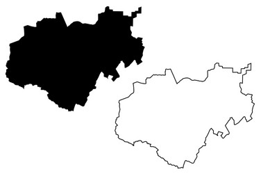 Kabardino-balkaria map Royalty Free Vector Image