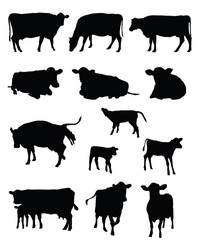 Cattle Herd Vector Images (over 1,500)