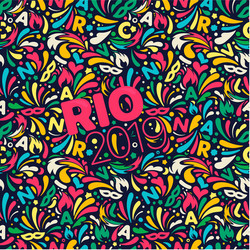 Colorful abstract seamless pattern carnival Vector Image