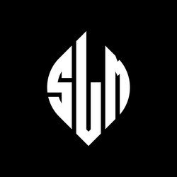 Slm logo letter design Royalty Free Vector Image