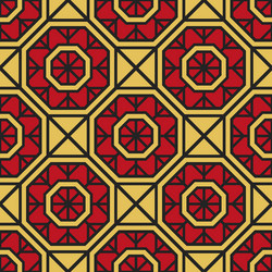 Asian geometric pattern Royalty Free Vector Image