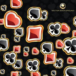 Card suits Royalty Free Vector Image - VectorStock