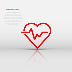 Ecg sinusoidal pulse lines frequency heartbeat Vector Image