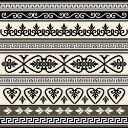 Border Neoclassical Vintage Vector Images (over 130)