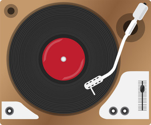 Vinyl player Royalty Free Vector Image - VectorStock