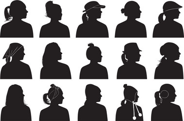 People Portraits Royalty Free Vector Image Vectorstock