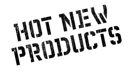 Hot new products rubber stamp Royalty Free Vector Image