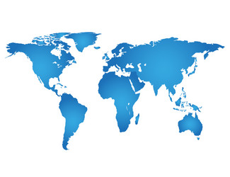 World map abstract full color Royalty Free Vector Image