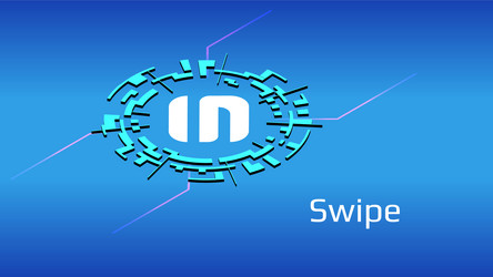 Swipe sxp token symbol defi system above Vector Image