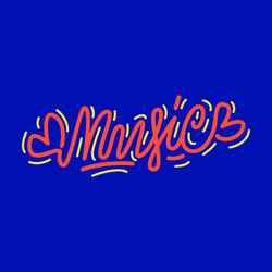 Music lettering Royalty Free Vector Image - VectorStock