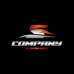 Letter j car auto logo design automotive logo Vector Image