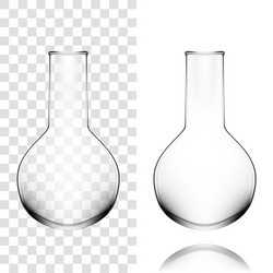 Glass beaker used in sciene lab Royalty Free Vector Image
