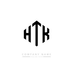 Htk logo letter design Royalty Free Vector Image