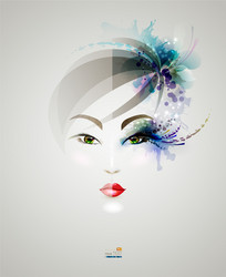 Beautiful woman design Royalty Free Vector Image