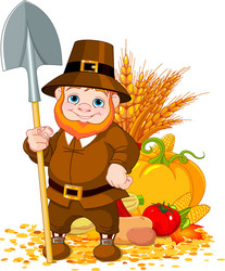 Wizard with staff Royalty Free Vector Image - VectorStock