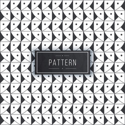 Seamless minimalist modern monochrome op art Vector Image