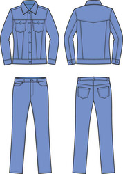 Jeans Template Vector Images (over 6,500)