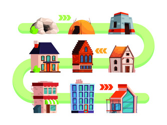 House Evolution Vector Images (over 580)