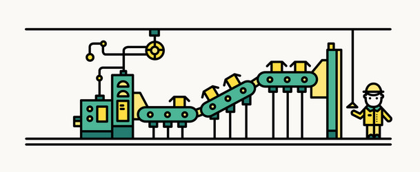 Cartoon Conveyor Belt Vector Images (over 1,600)