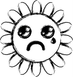 Flower Crying Drawing Vector Images (over 140)