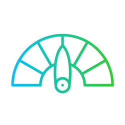 Strategy key performance indicator icon Royalty Free Vector