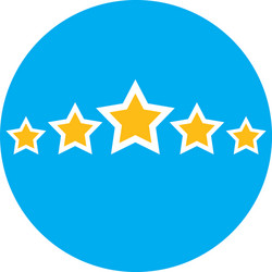 5 star design Royalty Free Vector Image - VectorStock