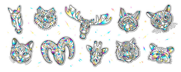 Abstract animal Royalty Free Vector Image - VectorStock