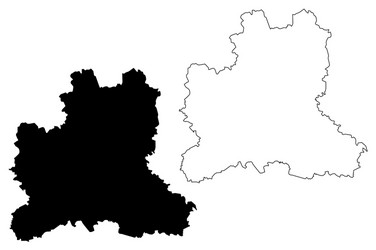 Lipetsk oblast map Royalty Free Vector Image - VectorStock