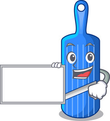 Up board cut food on mandolin slicer cartoon Vector Image